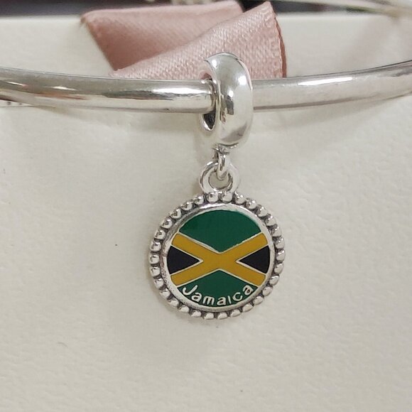 Pandora | Jewelry | Pandora Jamaica Flag Dangle Charm Exclusive Travel ...